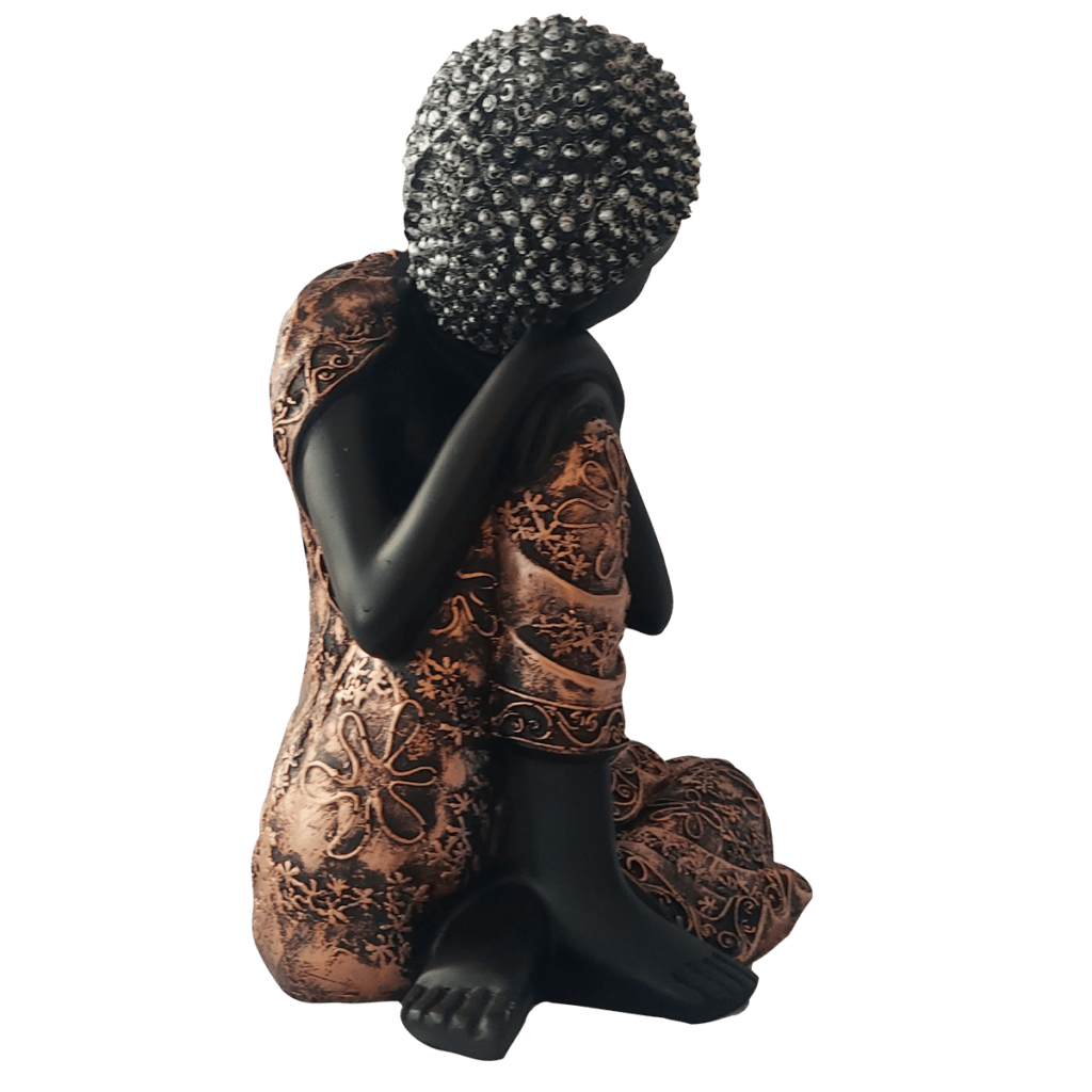 Meditating Buddha Sitting in Peace Murti Statue 23 CM