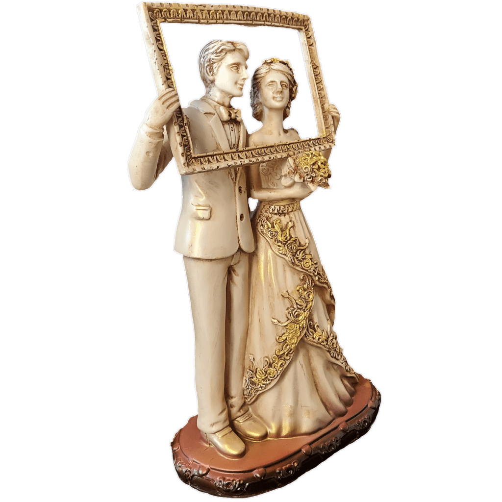 Love Couple Statue Showpiece Gift for Boyfriend Girlfriend Height 30 CM