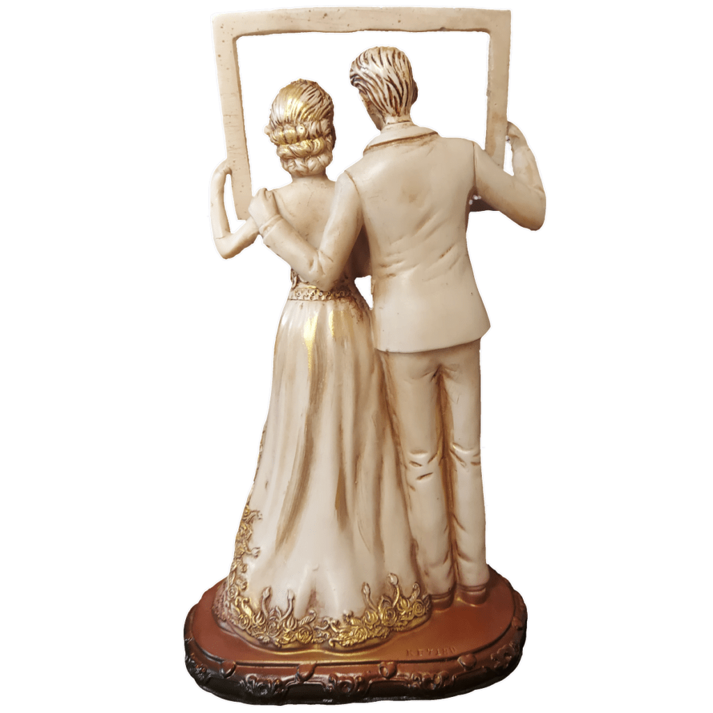 Love Couple Statue Showpiece Gift for Boyfriend Girlfriend Height 30 CM