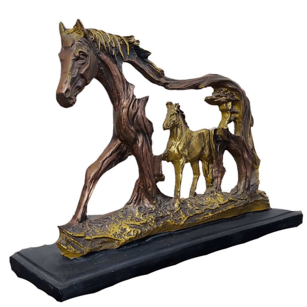 Feng Shui Galloping Horse Showpiece Statue Figurine